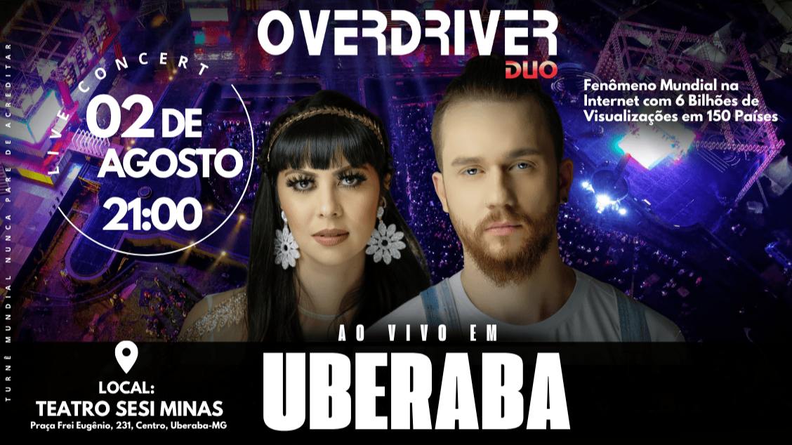 OVERDRIVER DUO – TOUR 10 ANOS - SESI Cultura